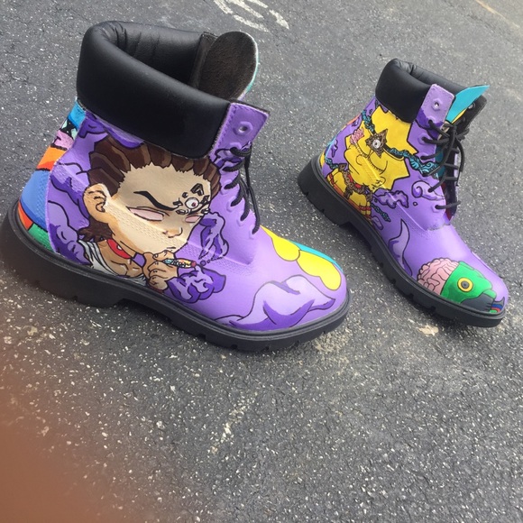 Timberland | Shoes | Rob Regis X Kaws Custom | Poshmark